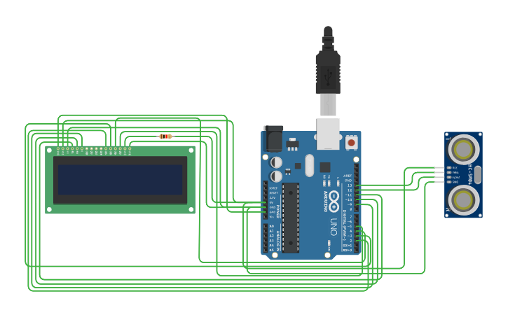 Circuit Design Measure Distance Of An Object Tinkercad