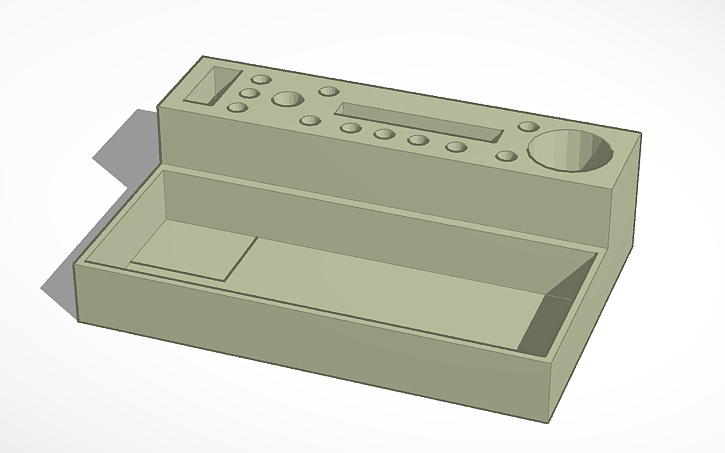 3D design Tool Tray - Tinkercad