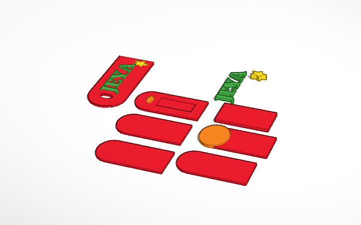 3D design Keychain - Tinkercad