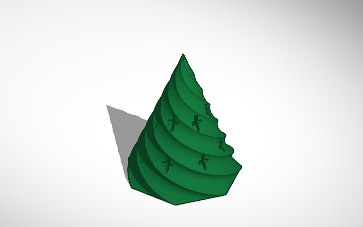 3D design Christmas Tree - Tinkercad