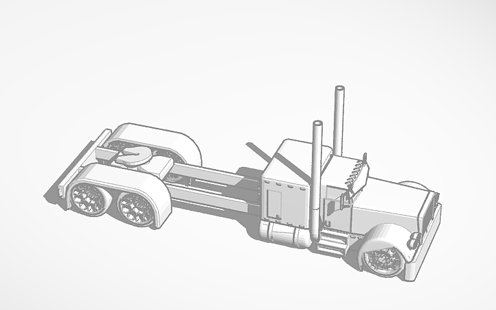 3D design big rig - Tinkercad