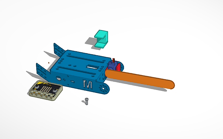 3D design Student mBot - Tinkercad