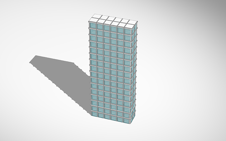 3D design Collapsing building - Tinkercad