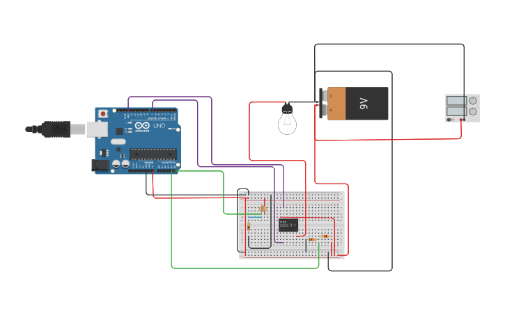Circuit design ECE 5000 Emergency Light Relay Design - Tinkercad