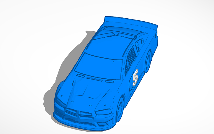 3D design Kyle Larson NASCAR - Tinkercad