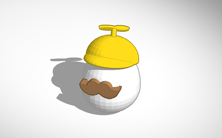 3D design Monopoly Piece - Tinkercad