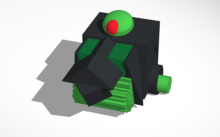 3D design skull sweeper - Tinkercad