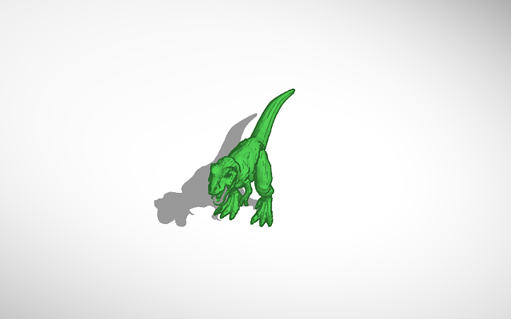 3D design T rex - Tinkercad