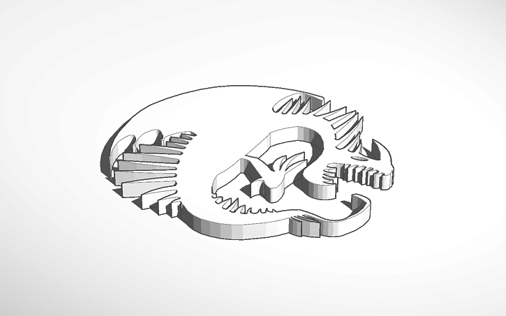 3D design sharp class symbol httyd - Tinkercad