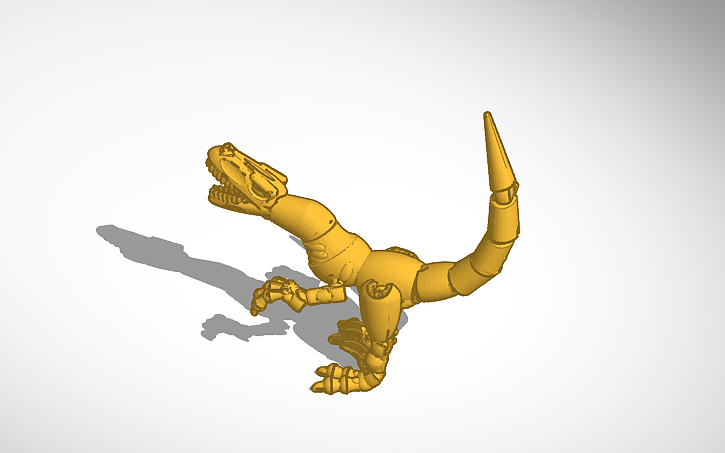 3D design gel dino dino - Tinkercad