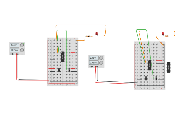 Circuit design Λογική Σχεδίαση Εργασία 01 - Tinkercad