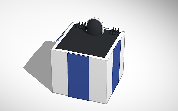 3D design FNAF Puppet - Tinkercad