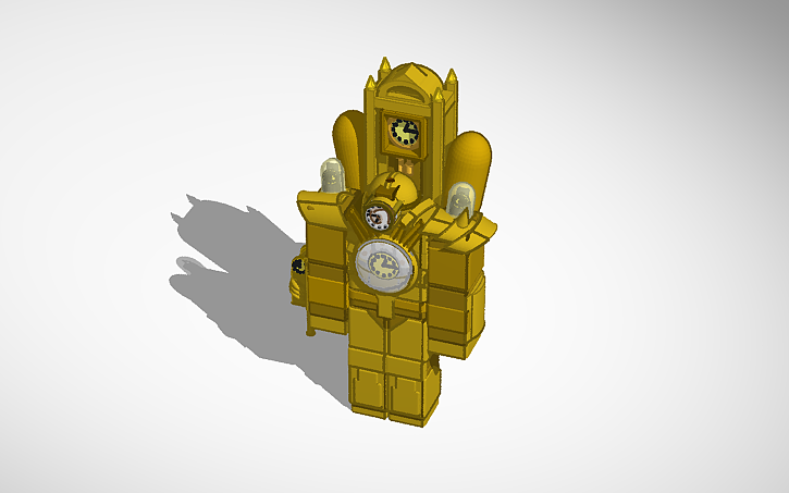 3D design Copy of Titan Clockman (Skibidi Multiverse) - Tinkercad