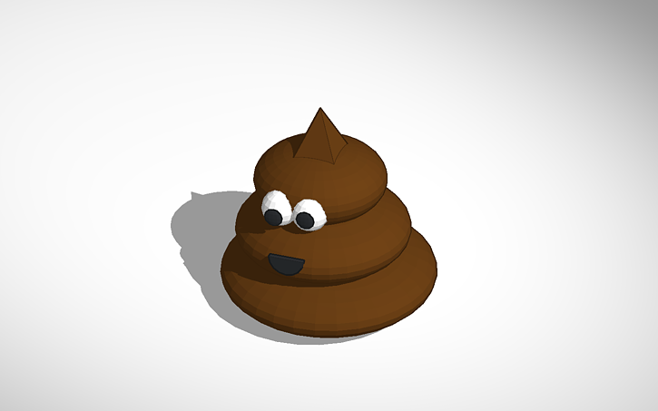 3D design POOP! - Tinkercad