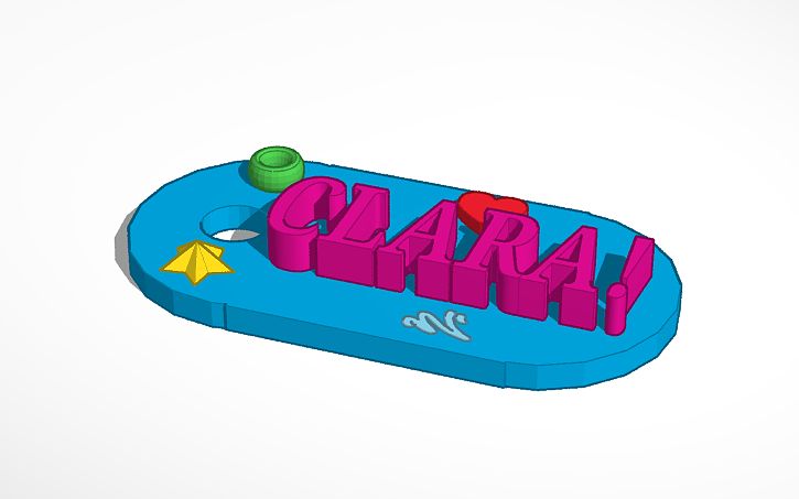3D design CLARA IS AWESOME!!!!! - Tinkercad