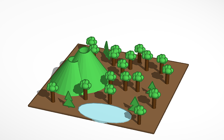 3D design Trees - Tinkercad