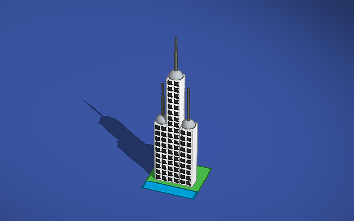 3D design The modern manor - Tinkercad