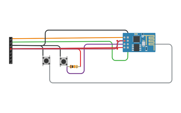 Circuit design ESP8266 Programmer - Tinkercad