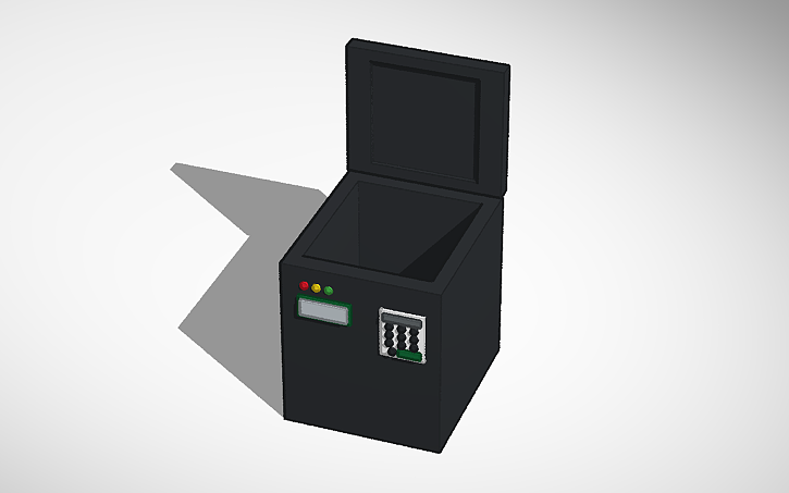 3D design SMART TRASH BIN BY G12 STEM 28 - Tinkercad