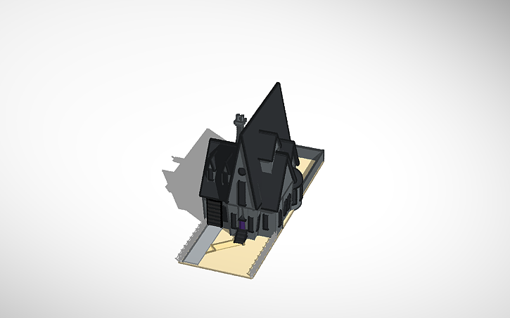 3D design Copy of Gru's house from Despicable me - Tinkercad