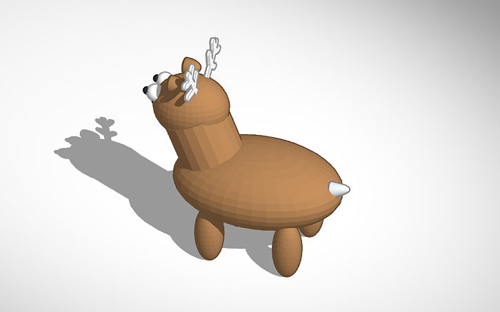 3D design Deer - Tinkercad