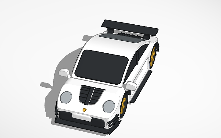 3D design Porsche 911 gt - Tinkercad