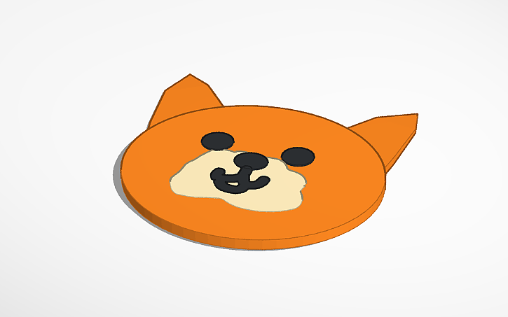 3D design fox - Tinkercad