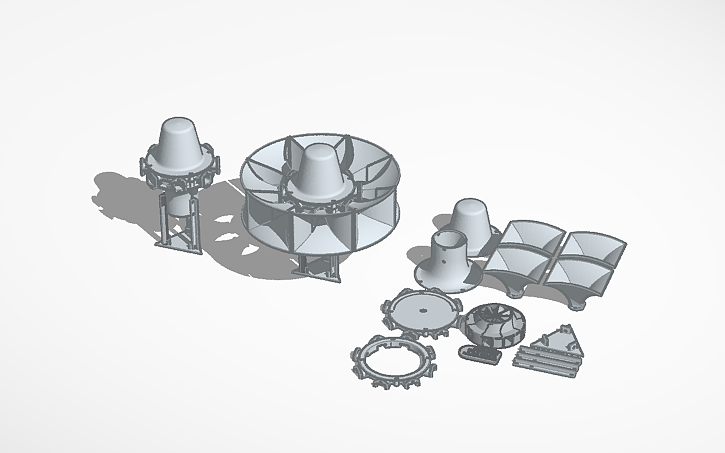 3D design Federal Signal Eclipse-8 Siren (130 Motor Size) - Tinkercad