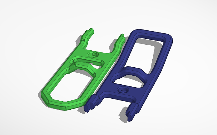 3D design Yaesu FT891 Side rail - Tinkercad