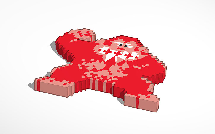 3D design Donkey Kong - Tinkercad
