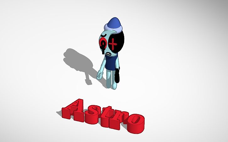 3D design Astro dandy's world - Tinkercad