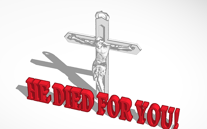 3D design Copy of Copy of Jesus - Tinkercad