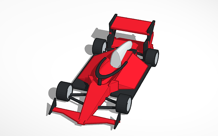 3D design F1 Car - Tinkercad