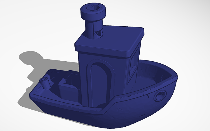 3D design whistle benchy - Tinkercad