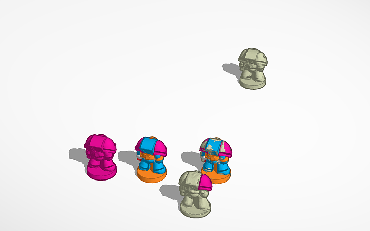 3D design 6mm epic chunky power armor remake - Tinkercad