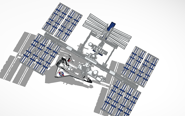 3D design International Space Station - Tinkercad