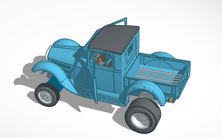 3D design Copy of Hot Rod Truck - Tinkercad