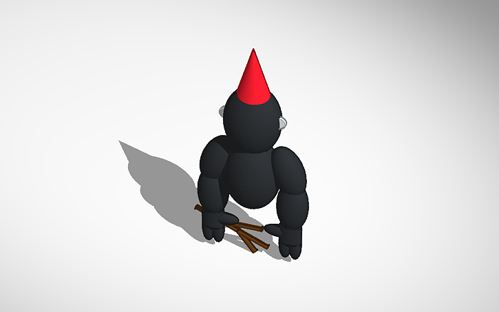 3D design Gorilla Tag Plushie - Tinkercad