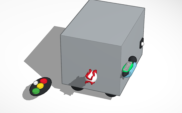 3D design Pitching machine - Tinkercad