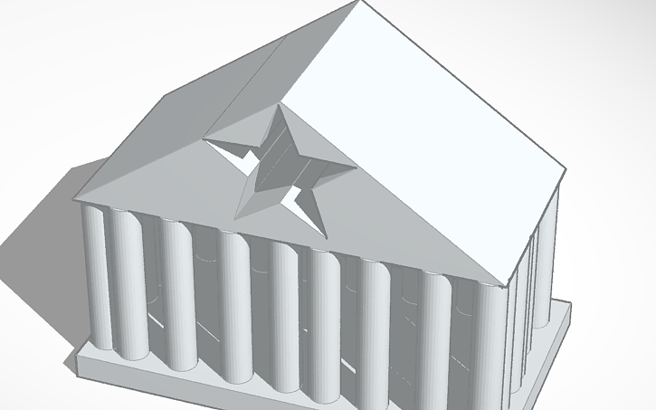3D design monument - Tinkercad