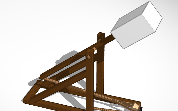 3D design Trebuchet - Tinkercad