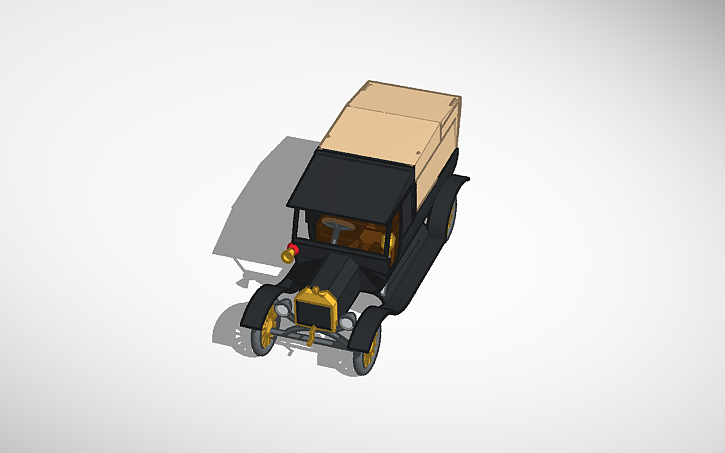 3D design Ford Model T Truck - Tinkercad