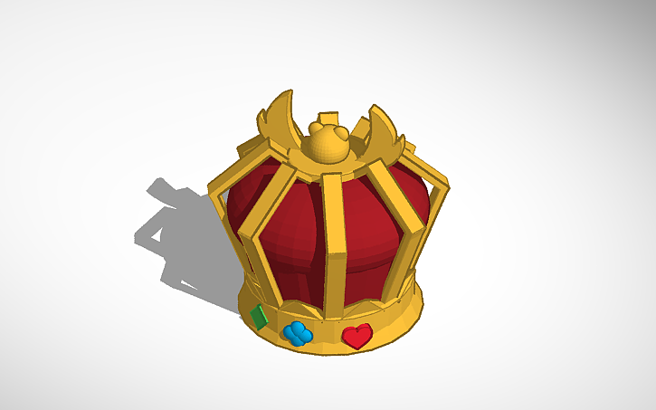 3D design crown - Tinkercad