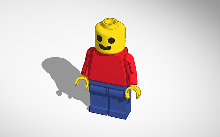 3D design Lego figure - Tinkercad