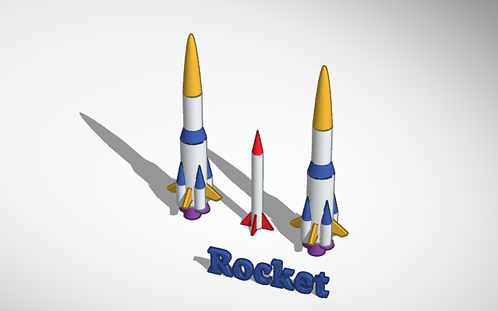 3D design Rocket/29 - Tinkercad