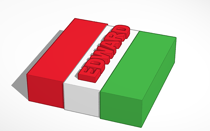 3D design Justus Edward - Tinkercad
