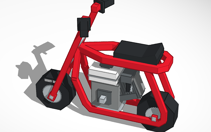 3D design Mini bike - Tinkercad