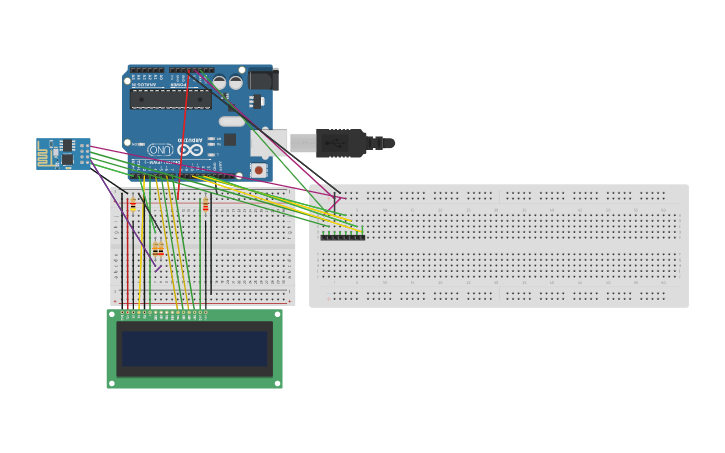 Circuit design RFID Carder - Tinkercad