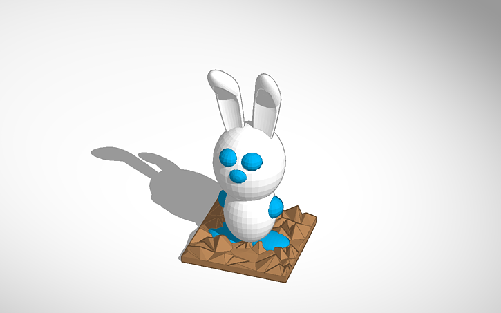 3D design rabbit - Tinkercad