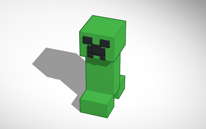 3D design Minecraft Creeper - Tinkercad